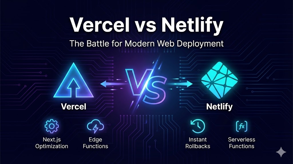 Vercel vs Netlify in 2026: Features, Pricing & Use Cases
